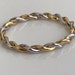 Twist Infinity Ring 14k Solid Gold Two Tone Ring Twisted - Etsy