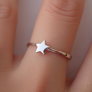 Tiny Star Ring - Shooting Star - Star Glazer Dreamer Gift - Girl First ...