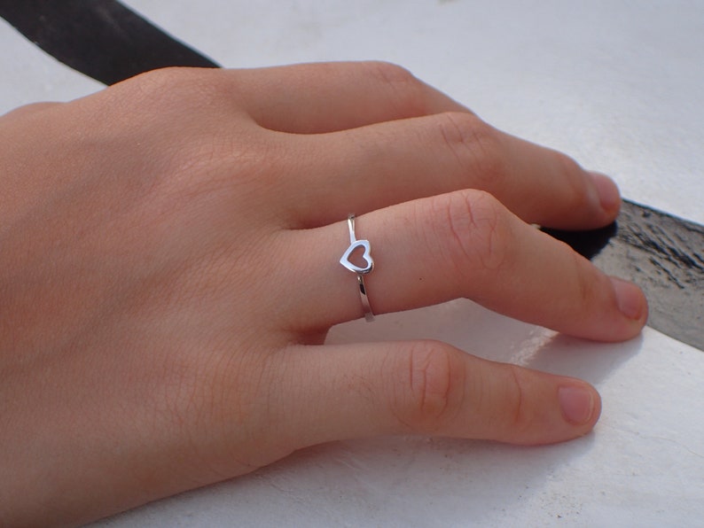Open Heart Ring - My Heart is Open to Your Love - Gift of Love Ring ...