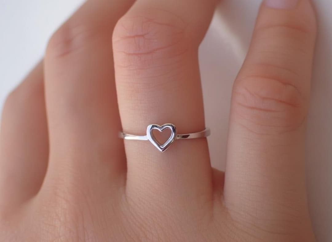 Open Heart Ring - My Heart is Open to Your Love - Gift of Love Ring ...