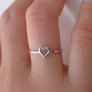 Open Heart Ring - My Heart is Open to Your Love - Gift of Love Ring ...