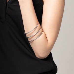 Minimalist Upper Arm Band, Open Cuff Bracelet, Cuff Bracelet for Women ...