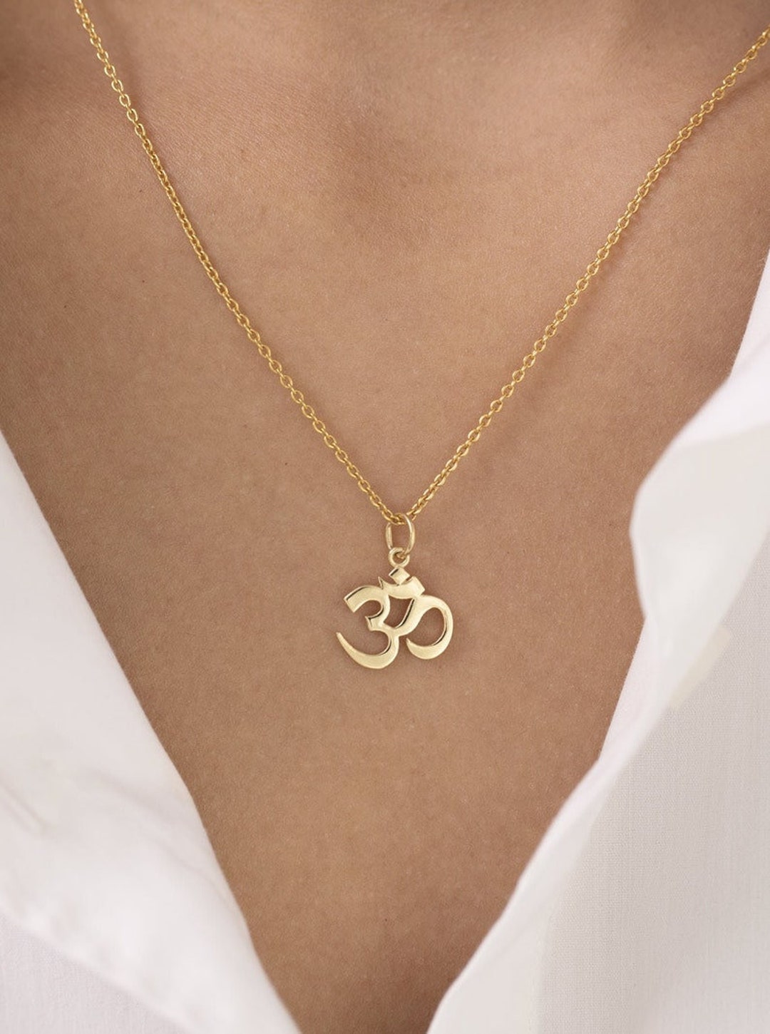 Om Necklace, Lord Symbol Pendant, Traditional Pendant Necklace ...