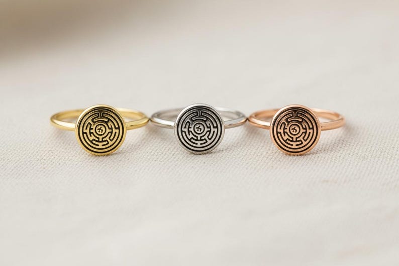 Hecate Ring, Hecate's Magic Strophalos Ring, Wheel of Hecate Symbol ...