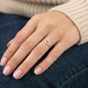 Open Heart Ring - My Heart is Open to Your Love - Gift of Love Ring ...