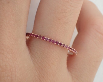 Ruby Wedding Ring - Etsy