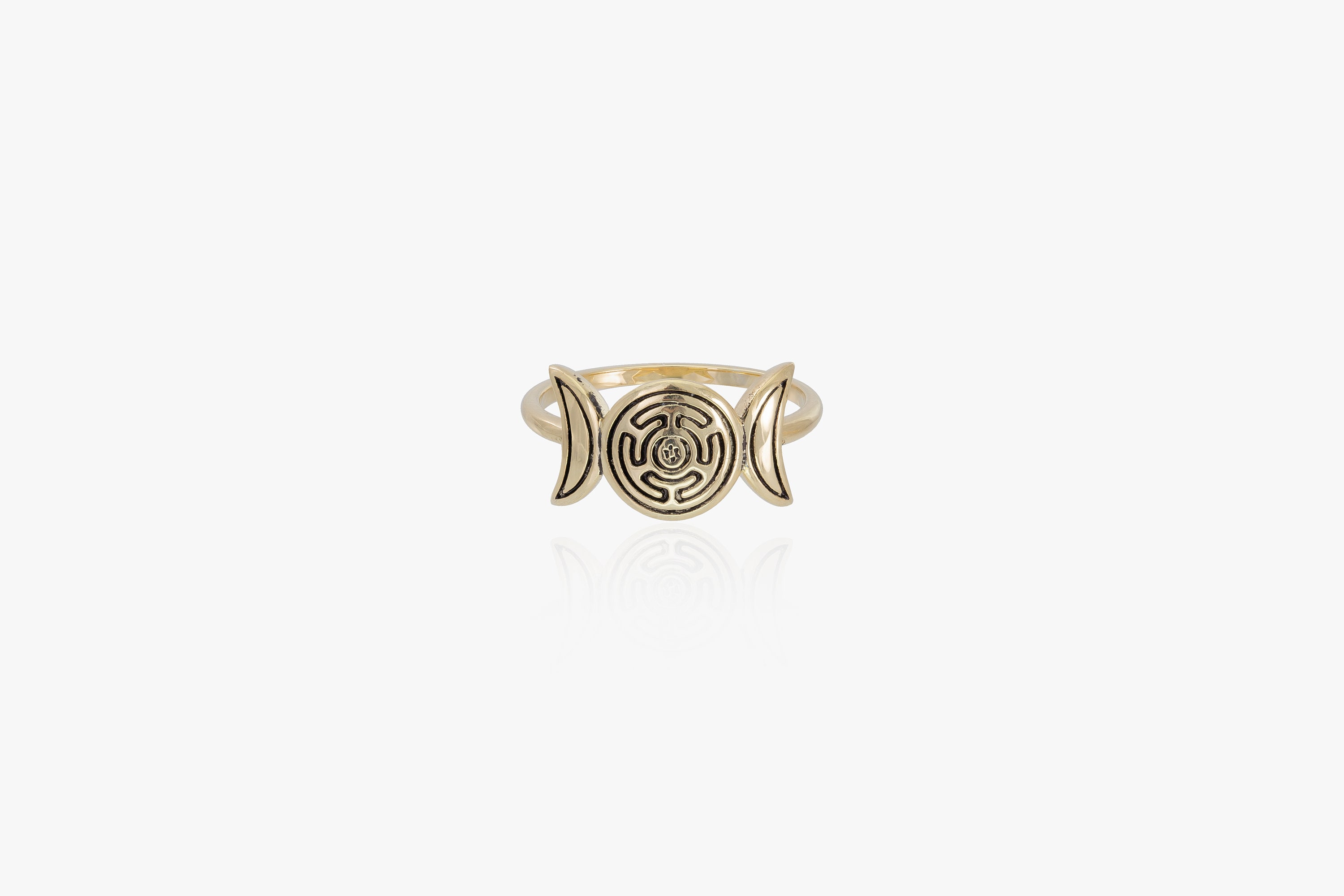 Hecate Moon Ring Triple Moon Goddess Hecate's Magic - Etsy