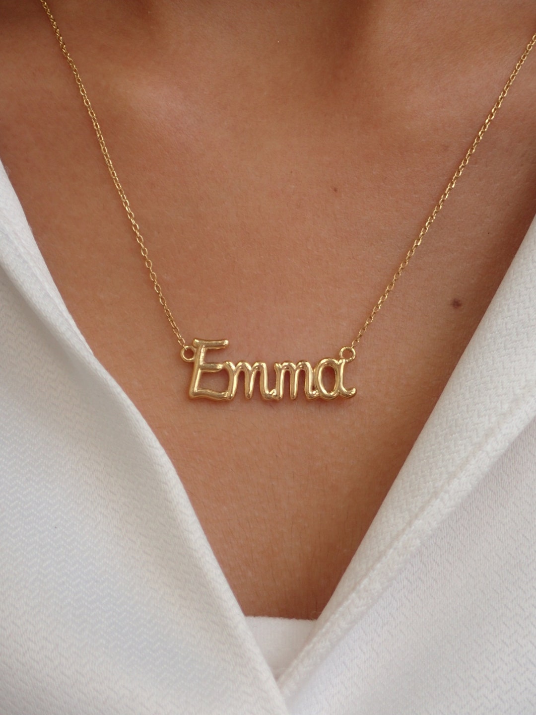 Personalized Necklace / Name Necklace / Custom Initial Necklace Gift ...