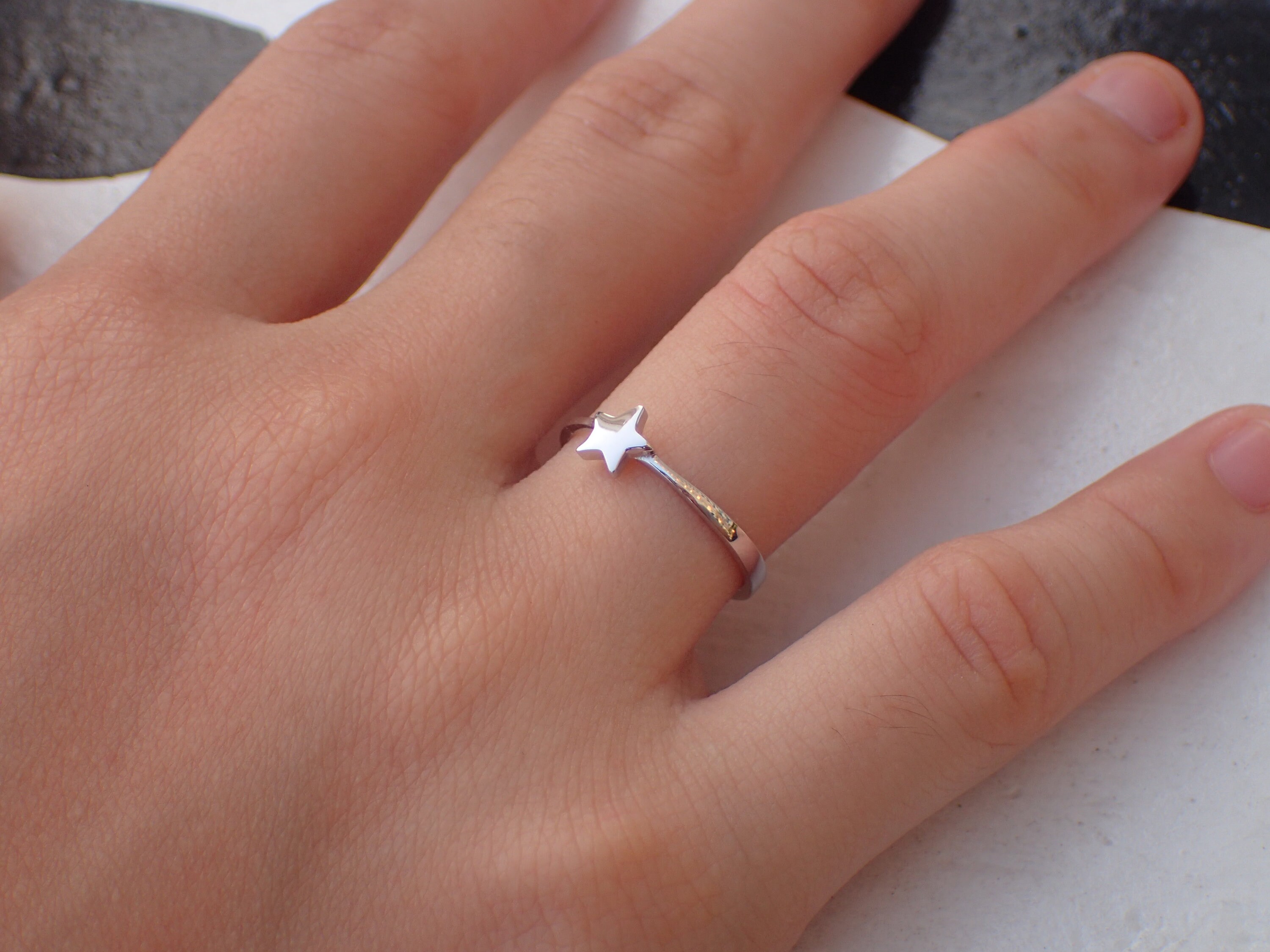 Tiny Star Ring Shooting Star Star Glazer Dreamer Gift | Etsy