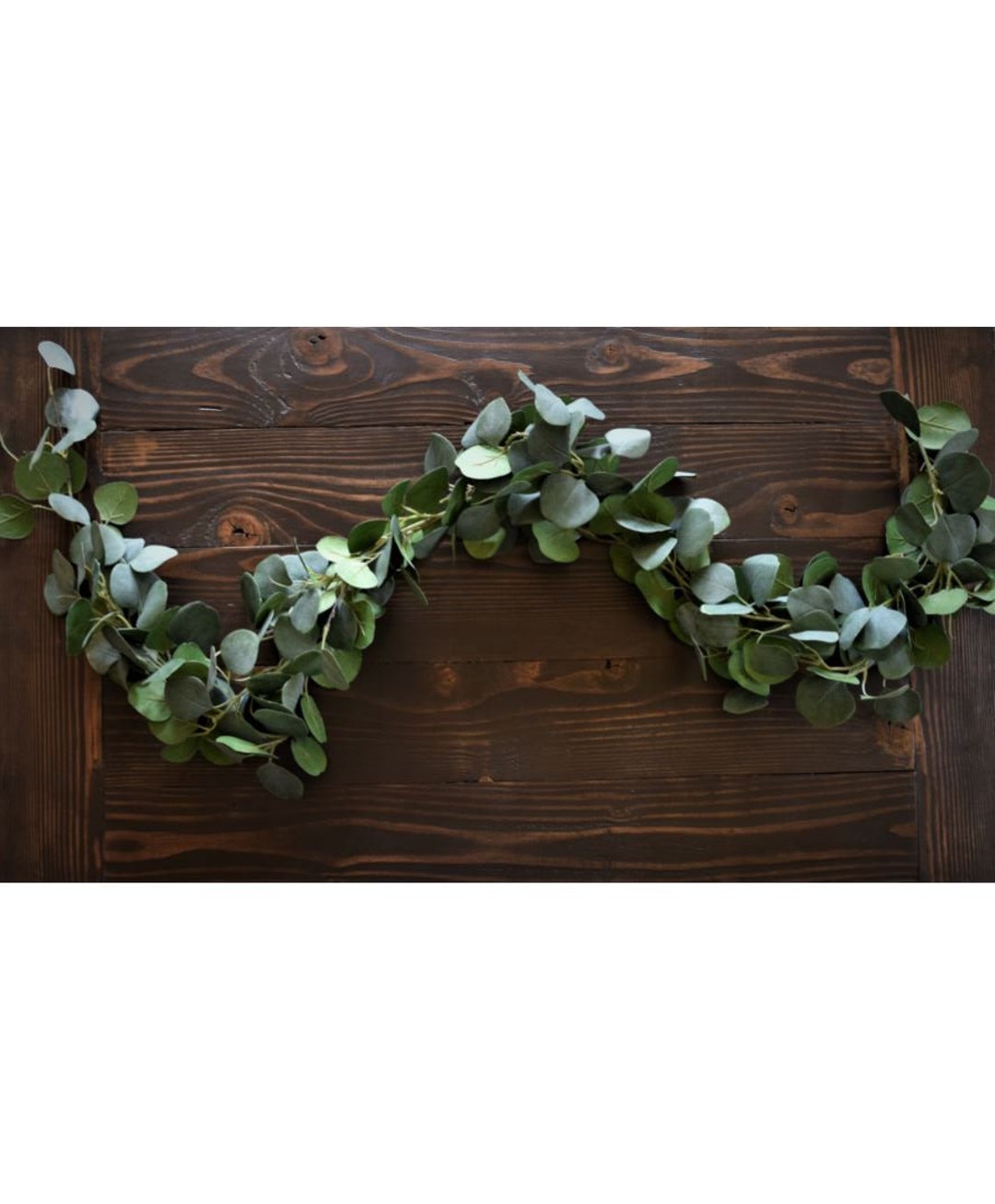 Silver Dollar Eucalyptus Double Strand Faux Greenery Garland - Etsy