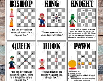 Chess Cheat Cards - Etsy