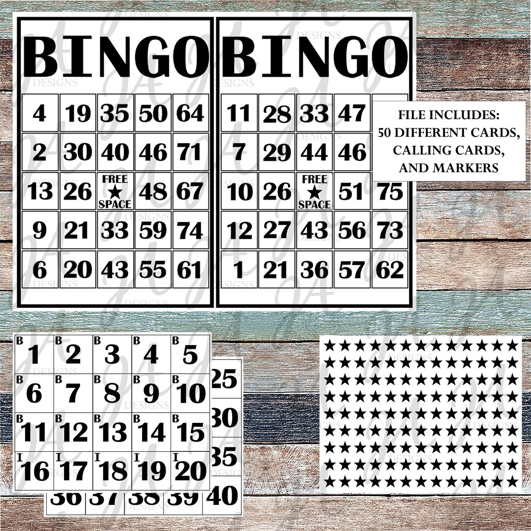 Classic Bingo - Etsy
