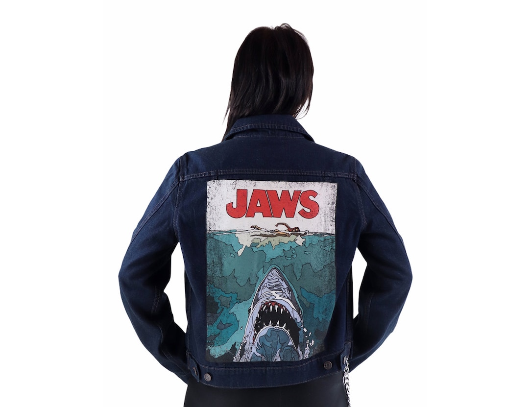 Jaws Denim Jacket - Etsy