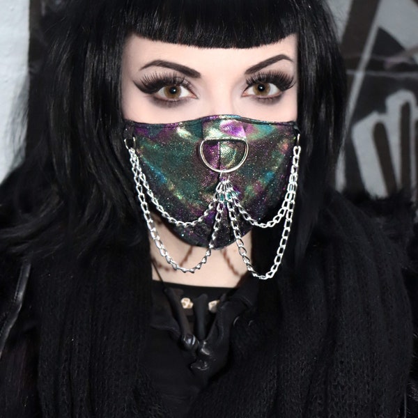 Witch Face Mask - Etsy