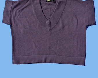 Short Sleeve Cropped Sweater - Etsy