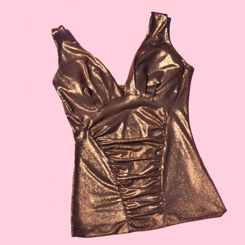 Metallic Top - Etsy