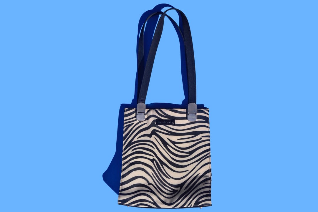 Late 90s Early 2000s Zebra Print Shoulder Bag - Etsy