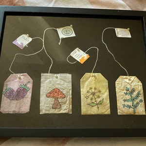 Tea Bag Shadow Box - Etsy