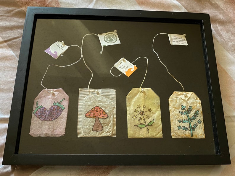 Tea Bag Shadow Box - Etsy
