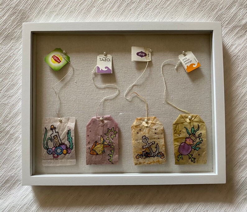 Tea Bag Shadow Box - Etsy