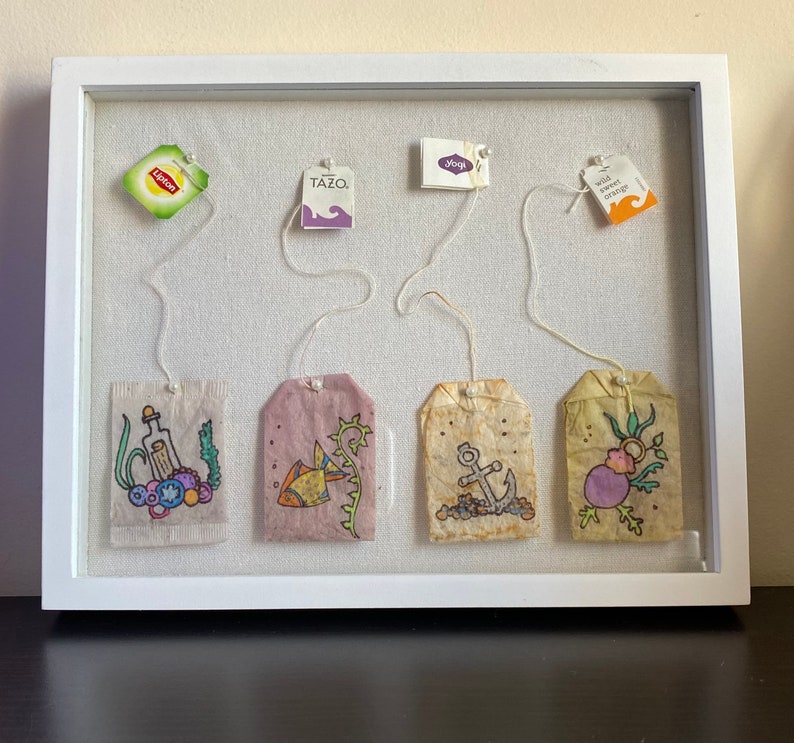 Tea Bag Shadow Box - Etsy