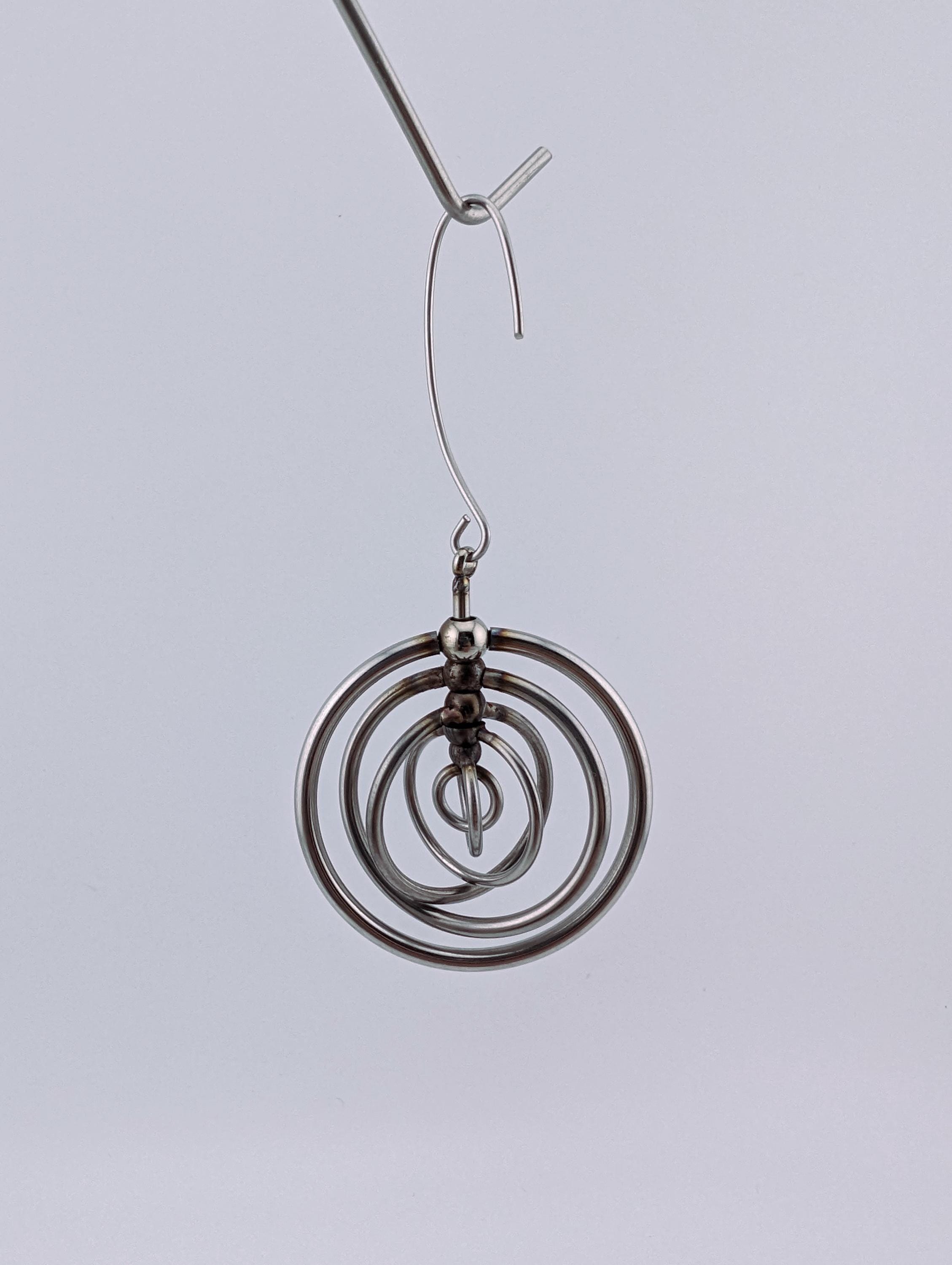 The Gyro Sphere Hanging Ornament by Floppy Links Fidgets - Etsy