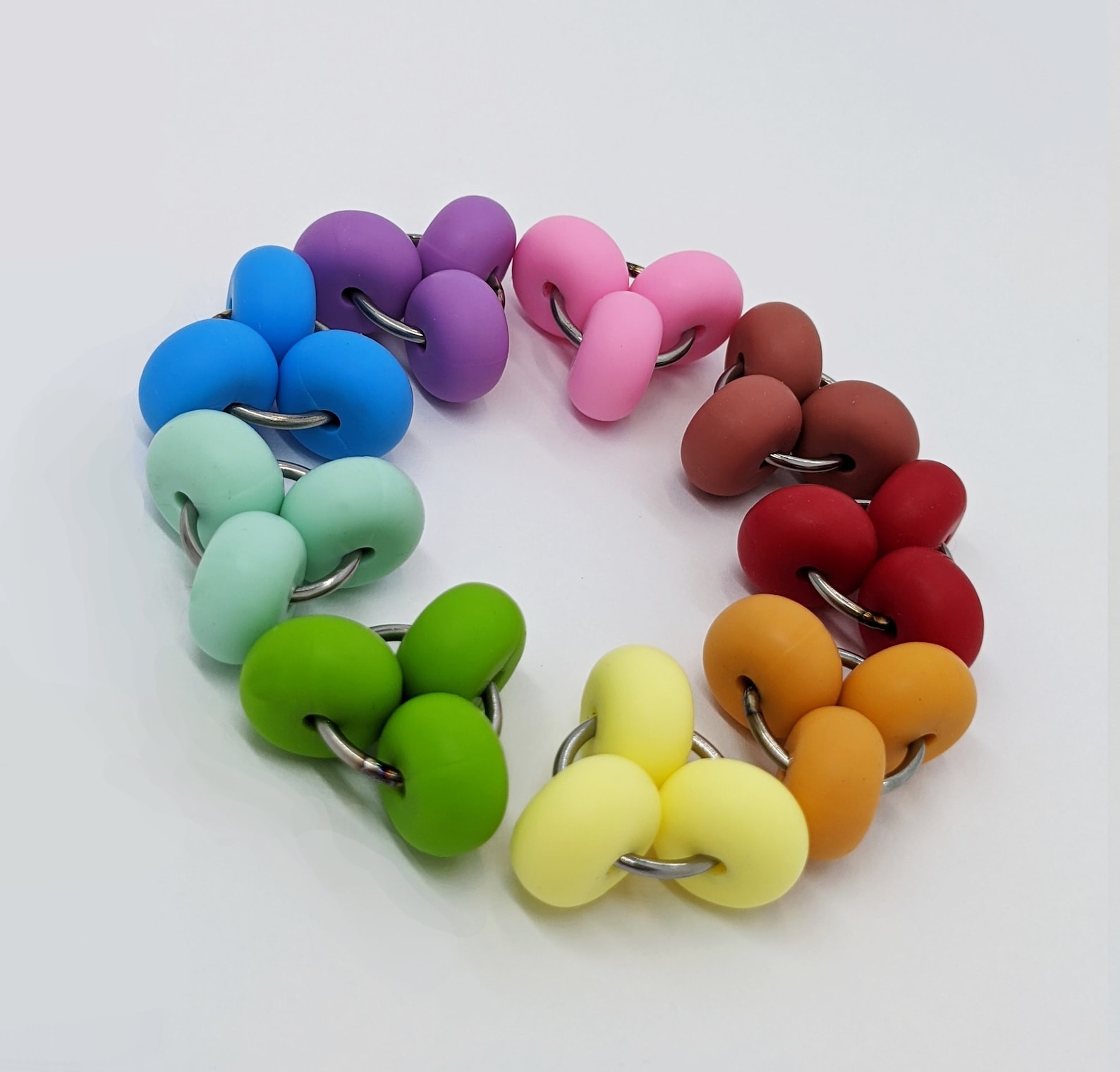 The MINI Tri-roller Silent Fidget Toy EDC Sensory Stim for - Etsy