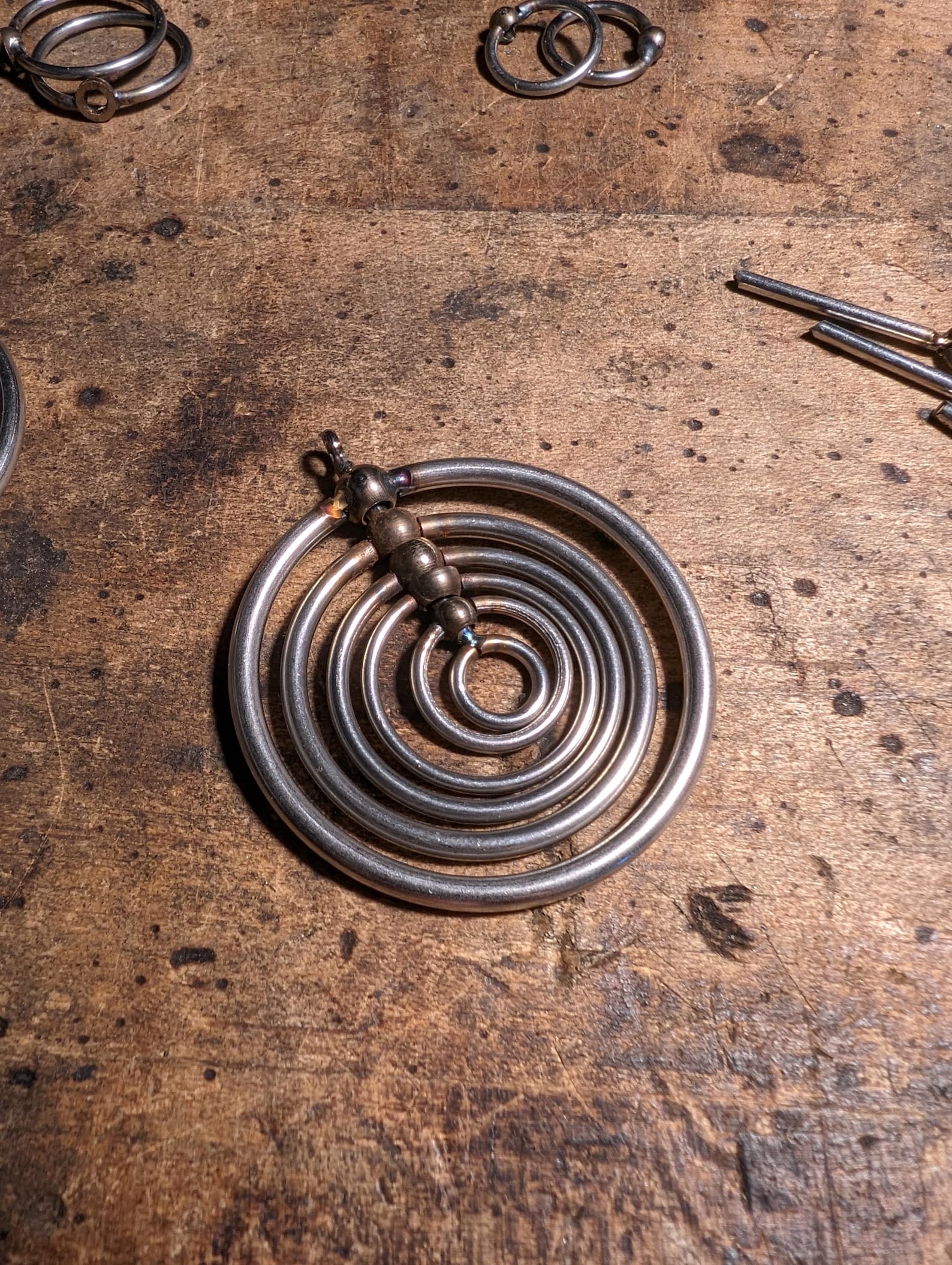 The Gyro Sphere Hanging Ornament by Floppy Links Fidgets - Etsy