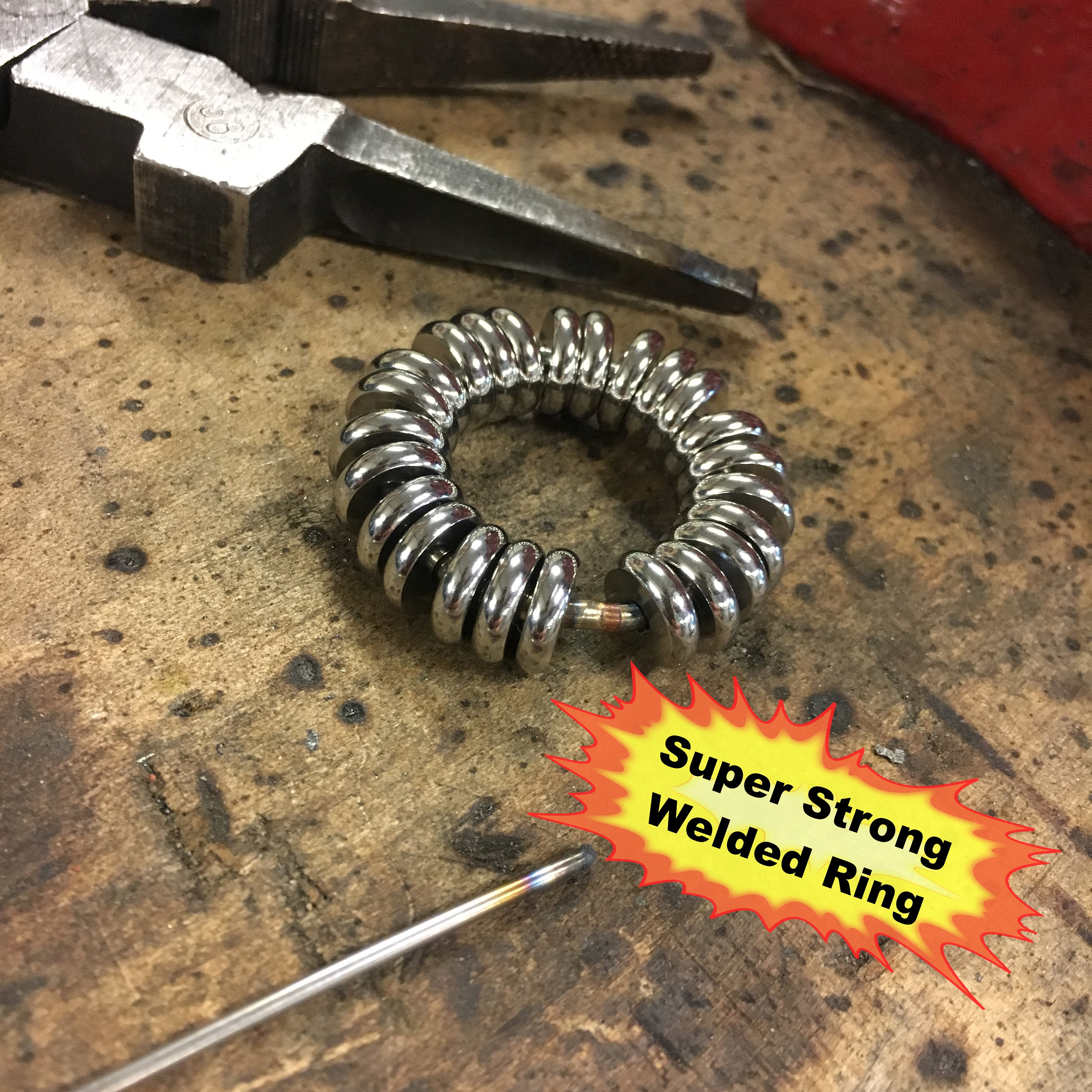 The Slick Roller Ring Stainless Steel Fidget Toy EDC Sensory - Etsy