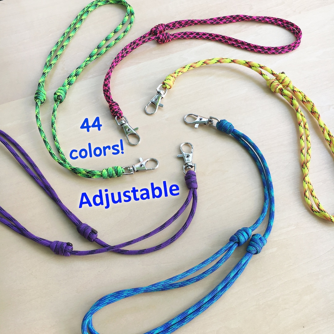 Paracord Lanyard, Lobster Clasp Adjustable Necklace, Fidget Spinner ...