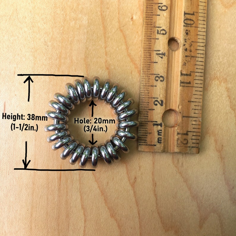 The Slick Roller Ring Stainless Steel Fidget Toy EDC Sensory - Etsy