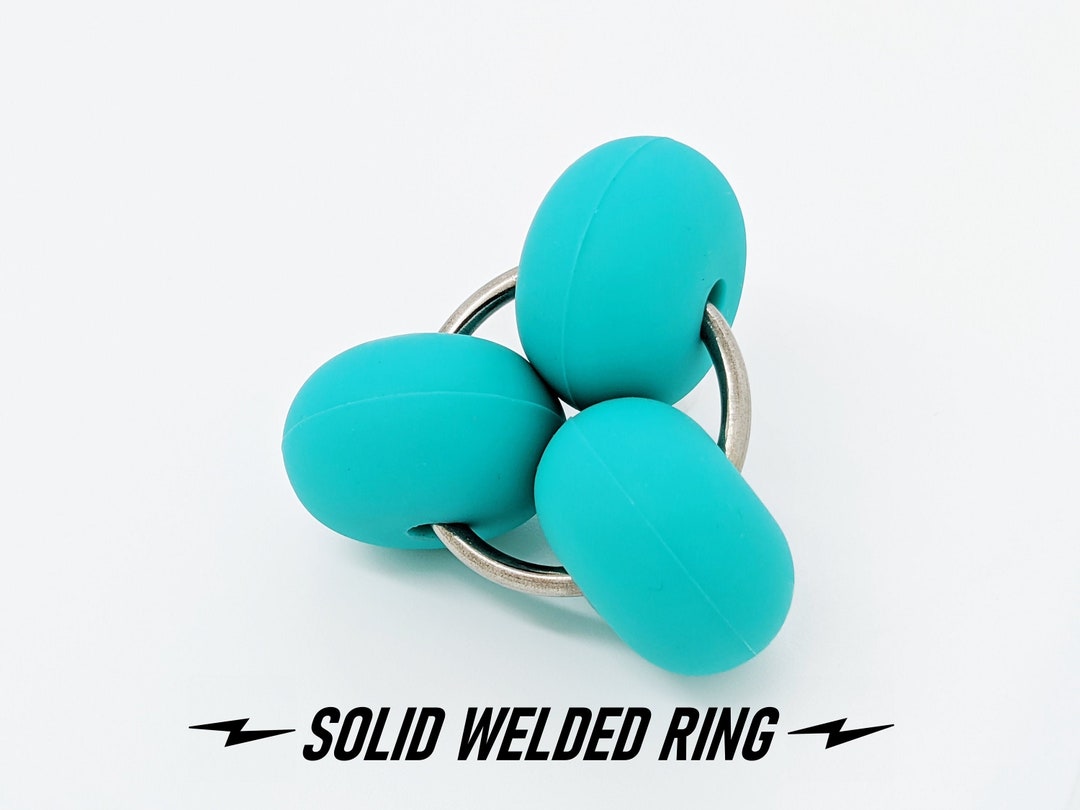 The Tri-roller Silent Silicone Fidget Toy EDC Sensory Stim - Etsy