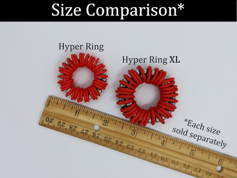 The Hyper Ring XL Fidget Toy, EDC Sensory Silicone Ring - Etsy Australia