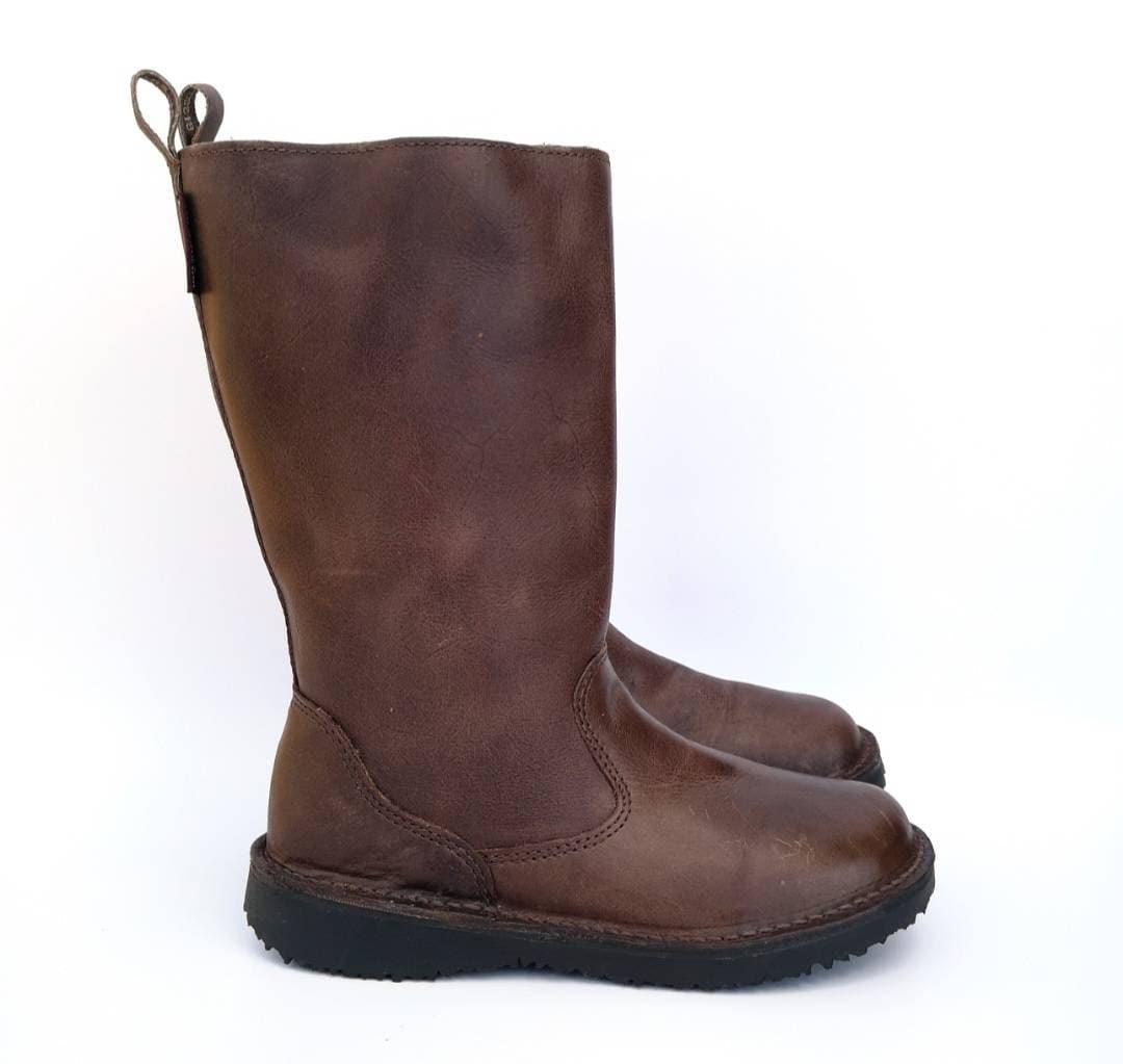 Warm Handmade Mid-calf Sutherland Genuine Leather Winter Boots - Etsy