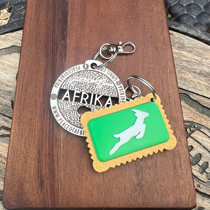 Zoo Cookie Keyring - Etsy