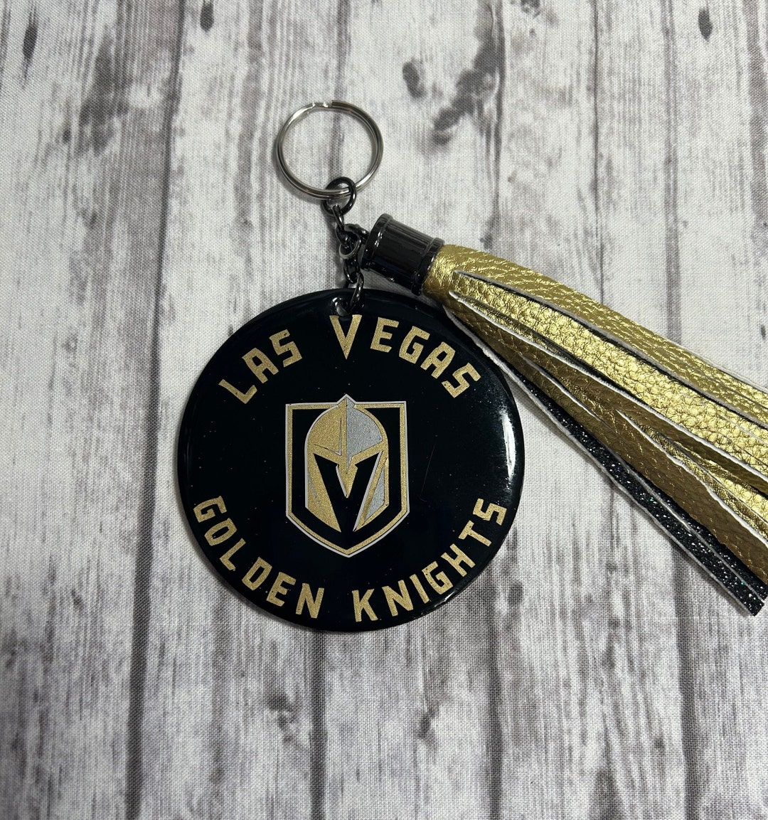 Faux Hockey Puck Keychain - Etsy