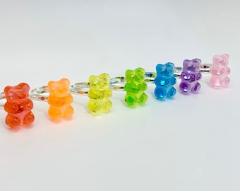 Silver Bear Ring Silver Teddy Bear Ring Silver Gummy Bear Ring Delicate Bear Ring - Etsy