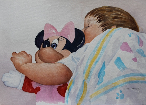 Minnie Mouse Sleeping