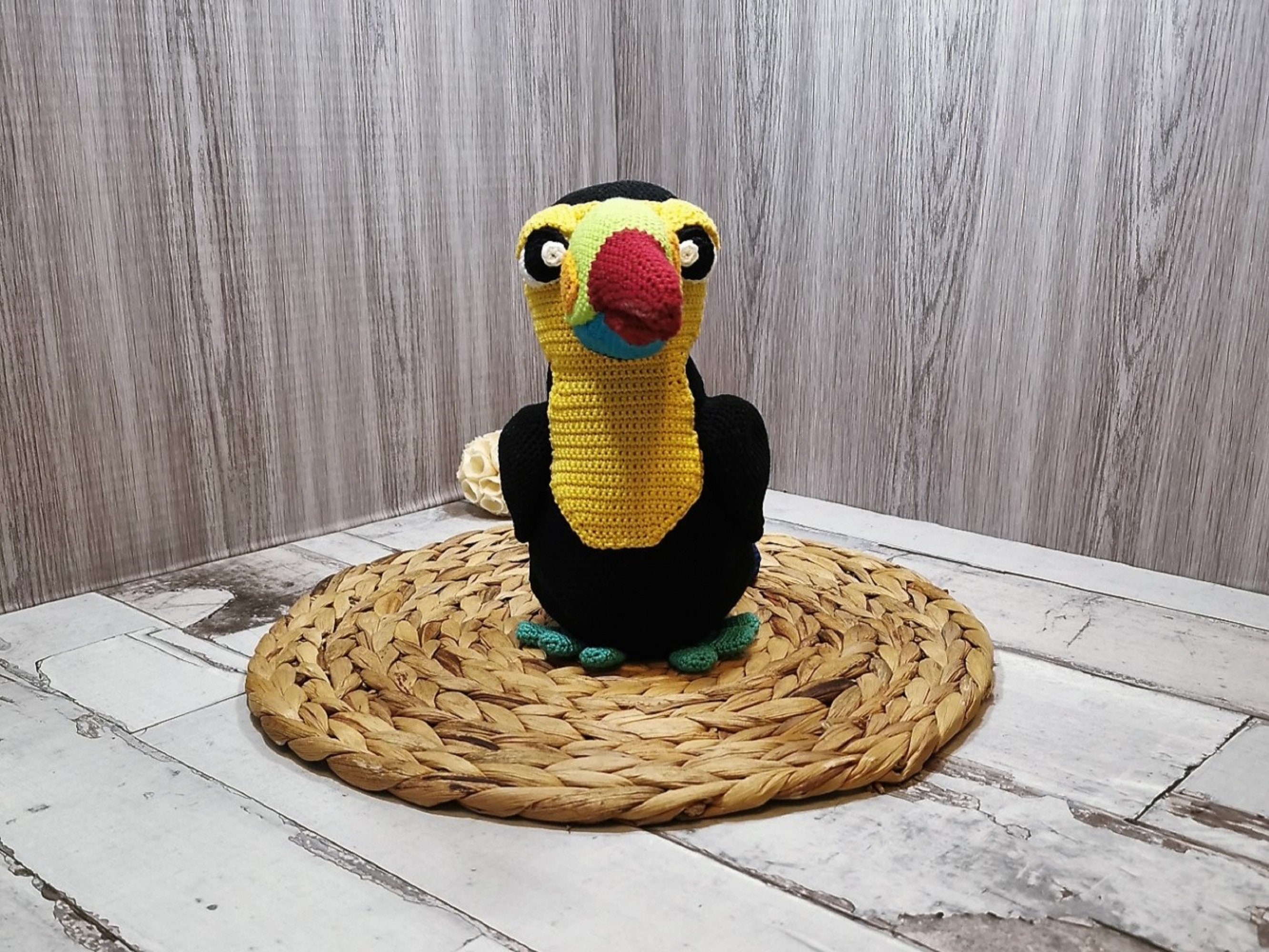 Tiki the Toucan Crochet Pattern - Etsy