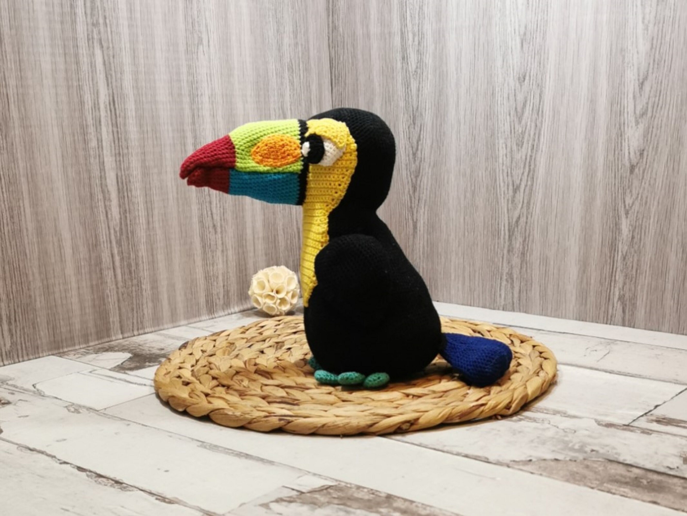 Tiki the Toucan Crochet Pattern - Etsy