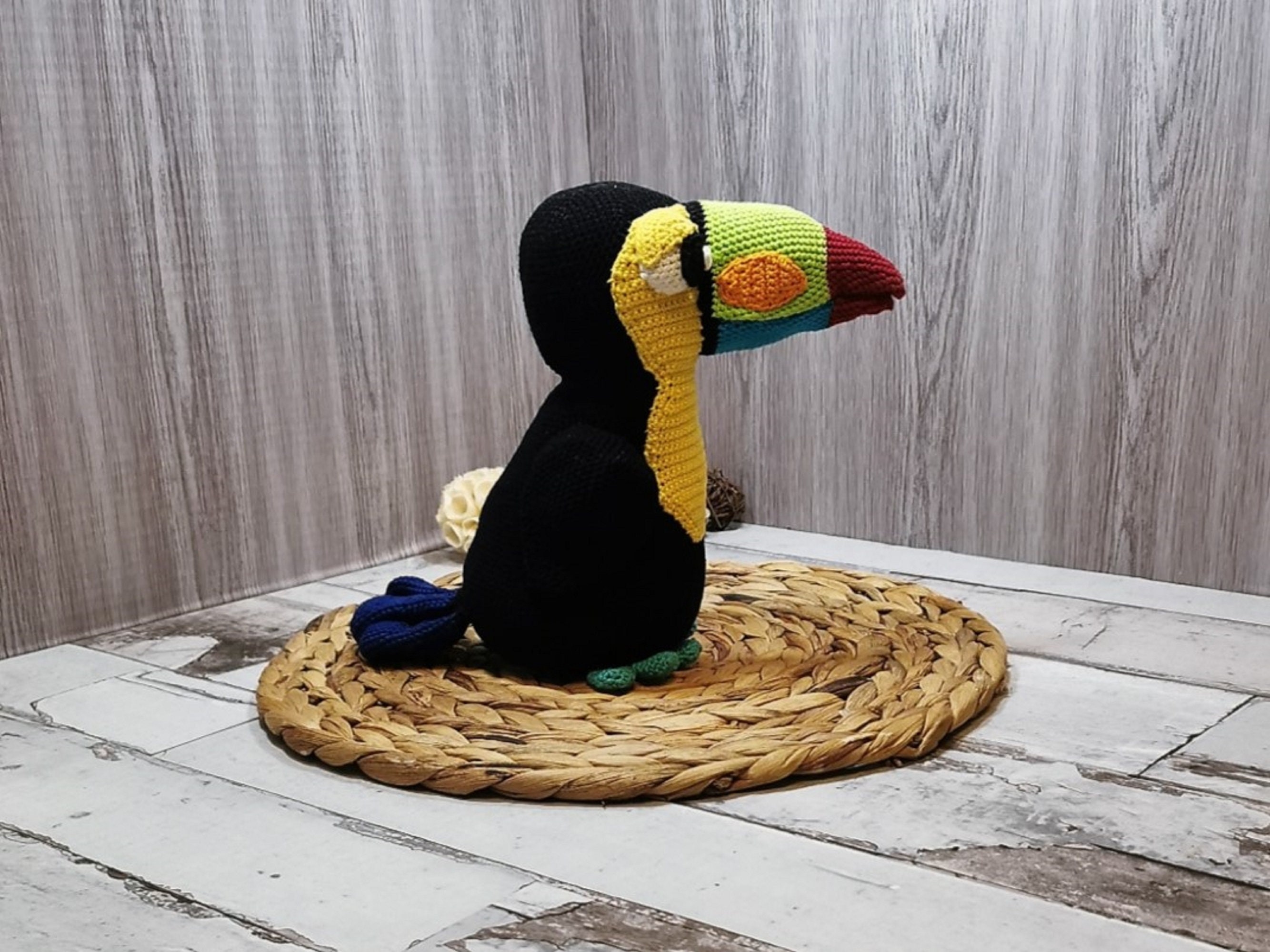 Tiki the Toucan Crochet Pattern - Etsy