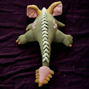 Crochet Pattern Zora the Dragon XXL - Etsy
