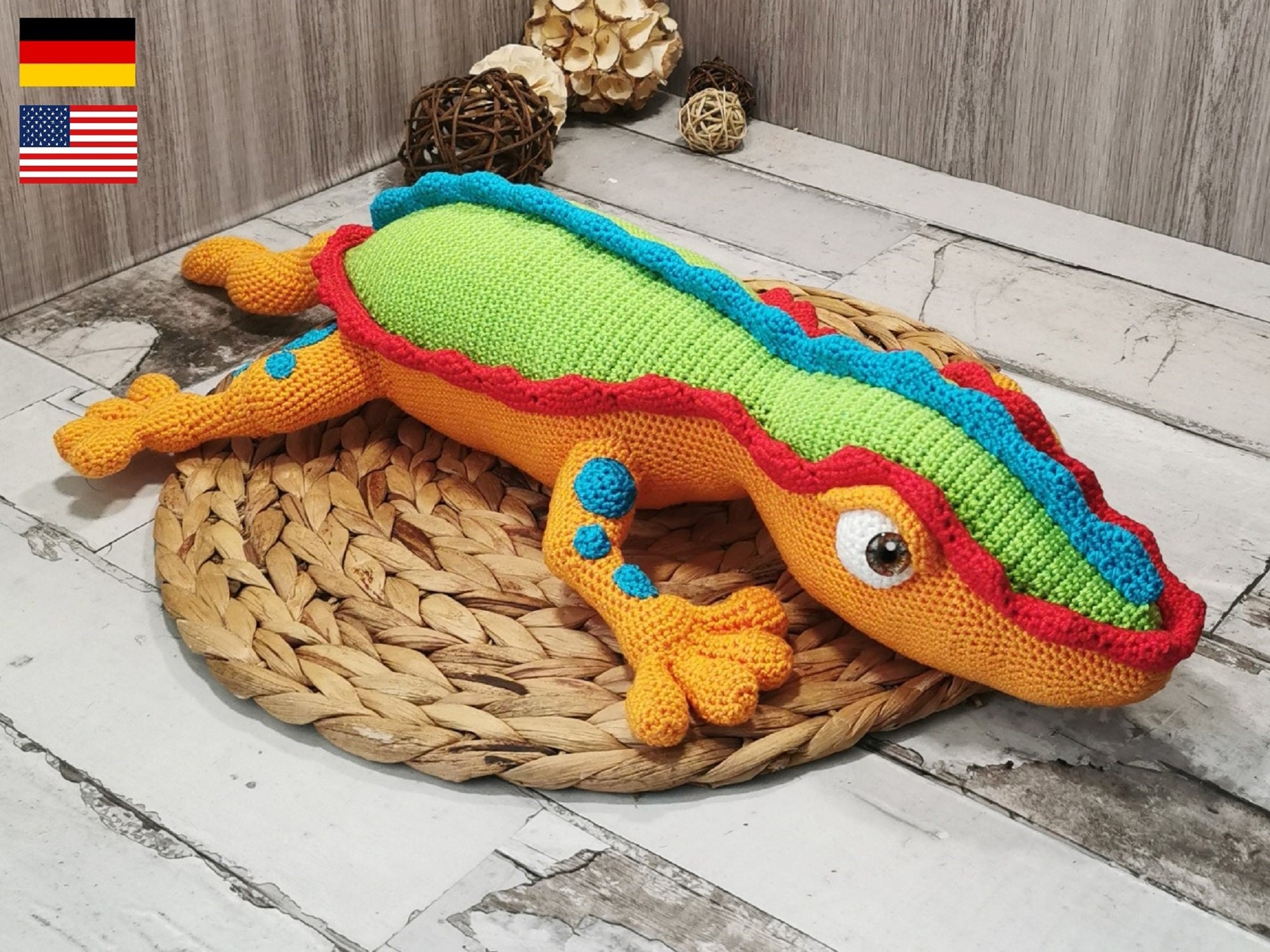 Lizard Crochet Pattern Blue Lizard Crochet Pattern Bei Niggyarts