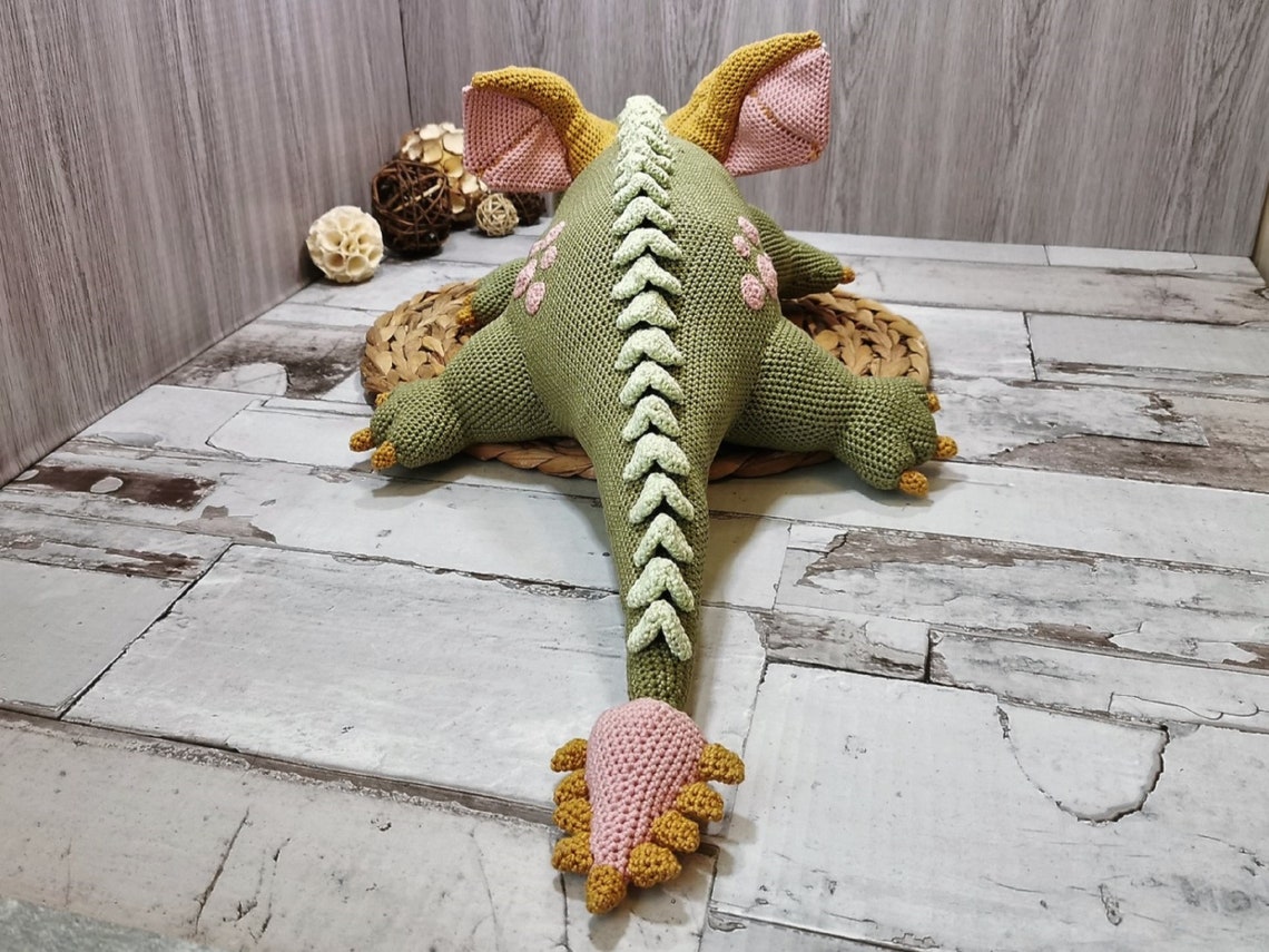 Crochet Pattern Zora the Dragon XXL - Etsy