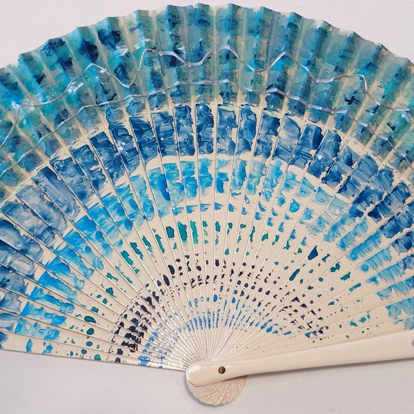 Hand Painted Fan - Etsy