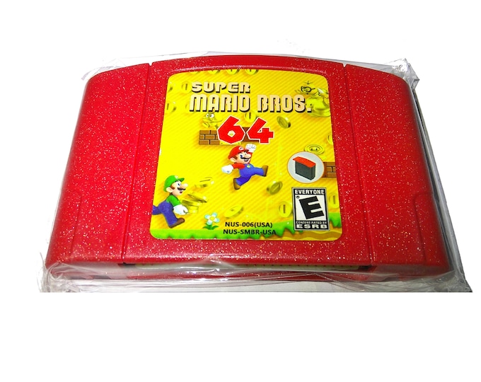 Super Mario Bros 64 Nintendo 64 Game Cartridge - Etsy