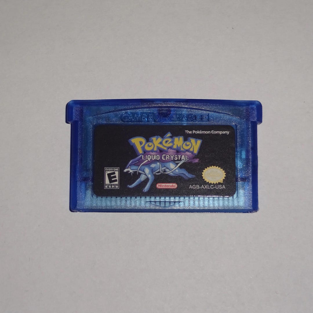 Pokemon Liquid Crystal Nintendo GBA Game Boy Advance Cartridge - Etsy