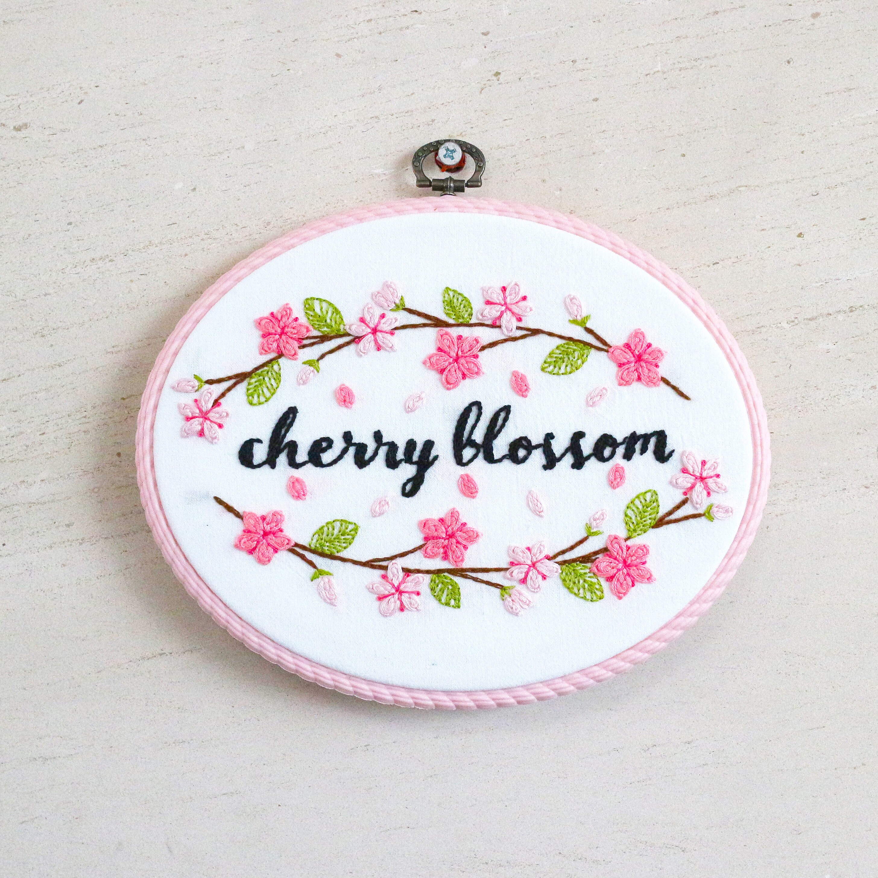 Cherry Blossom Hand Embroidery Pattern PDF - Etsy