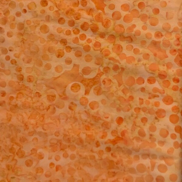 Orange Batik Fabric - Etsy
