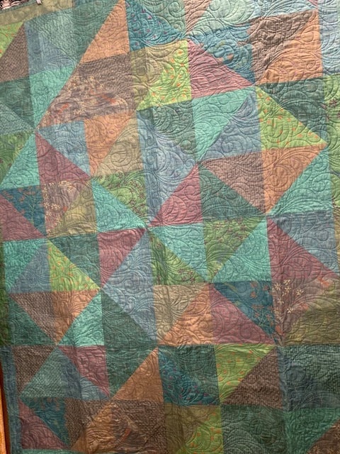 Soft Jewel Tone Quilt - Etsy